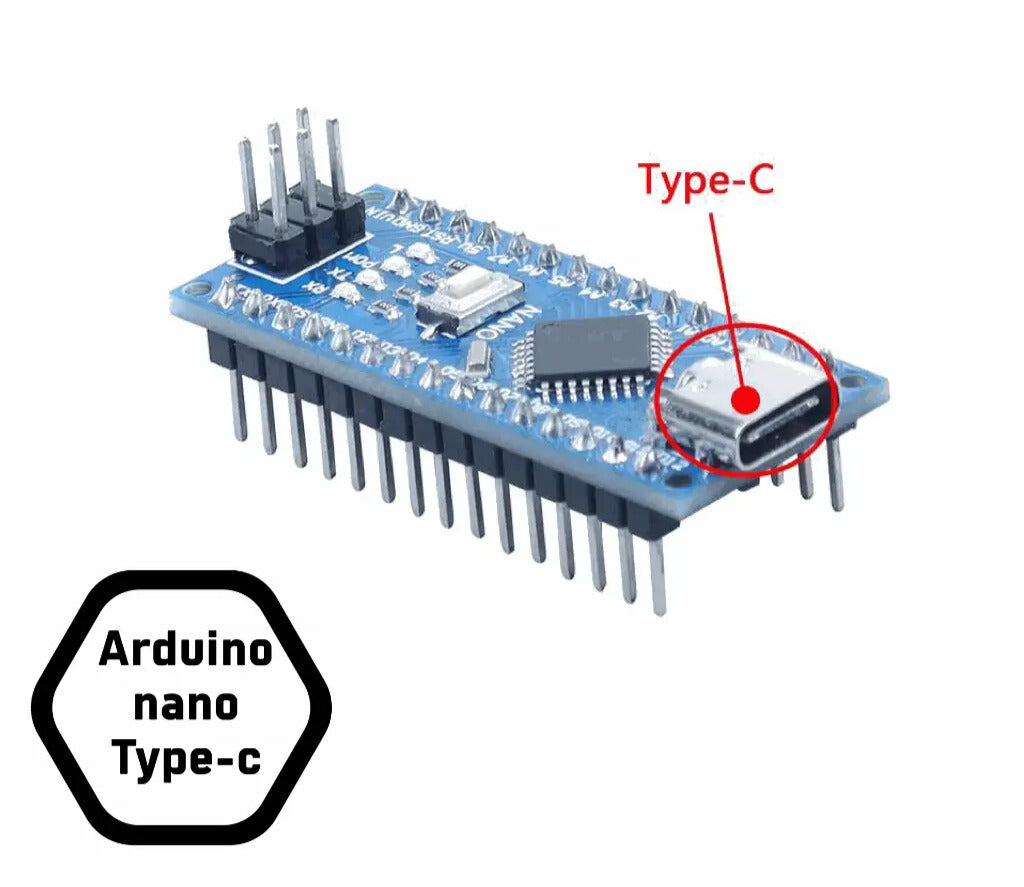 Arduino NANO CH340 (Type-C) – MAJESTRONICZ